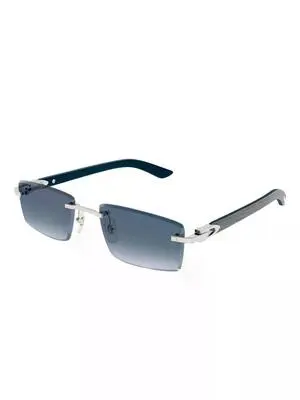 CARTIER Rectangle-frame Sunglasses