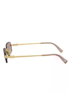 Miu Miu Rectangle-frame Sunglasses