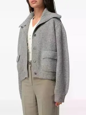 Liu Jo Ribbed-knit Cardigan - Grey