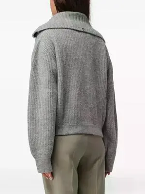 Liu Jo Ribbed-knit Cardigan - Grey
