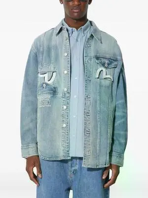 EVISU Patchwork Denim Jacket