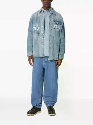 EVISU Patchwork Denim Jacket