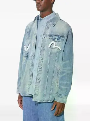EVISU Patchwork Denim Jacket