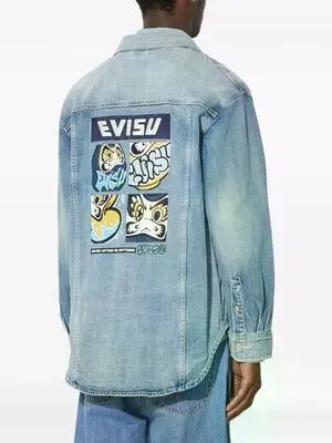 EVISU Patchwork Denim Jacket