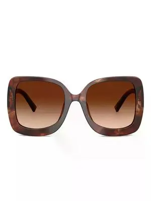 Dolce & Gabbana Geometric Frame Sunglasses - Brown