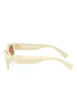 Miu Miu Geometric Frame Sunglasses