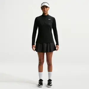Nike Victory Dri-fit 1/4-zip Golf Top - Black