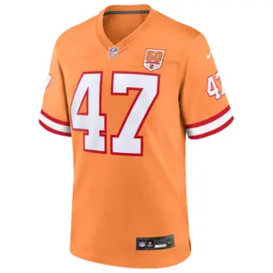 Nike John Lynch Tampa Bay Buccaneers 50th Anniversary Nfl Game Jersey - Orange