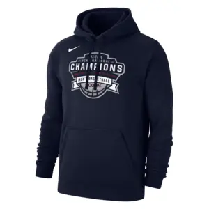 Nike Uconn Club Fleece College Pullover Hoodie - Blue