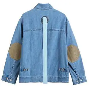 EBIT Denim Jacket With Octagon Patch