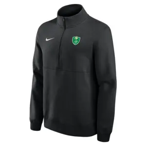 Nike Norfolk State University Club Fleece 1/4-zip Top - Black