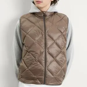 THISISNEVERTHAT Pertex® Light Down Vest - Brown