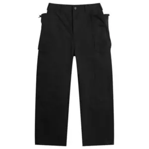 Service Works Black Wash Pants For Men