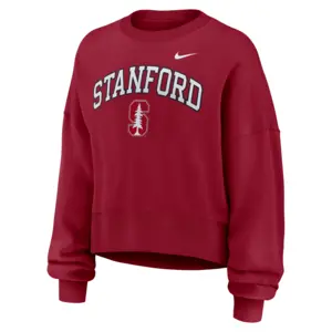 Nike Stanford Phoenix Arch College Pullover Crew - Red
