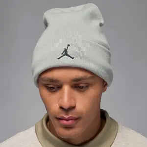 JORDAN Peak Satin-lined Beanie - Grey