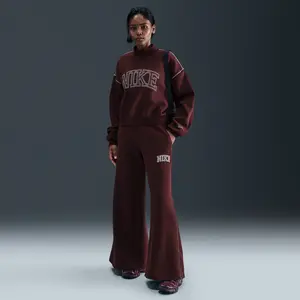 Nike Sportswear Phoenix Fleece Wide-leg Sweatpants - Red