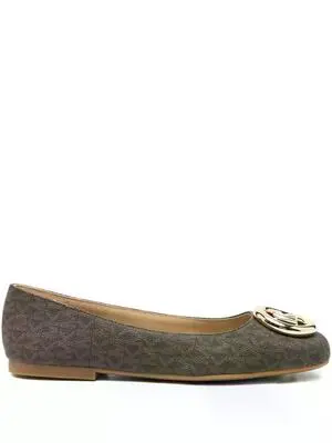 Michael Kors Square Toe Ballet Flats