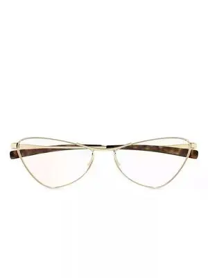 Saint Laurent Cat-eye Glasses - Gold