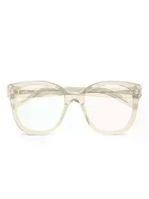 Saint Laurent Geometric Logo Glasses