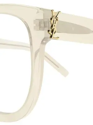 Saint Laurent Geometric Logo Glasses
