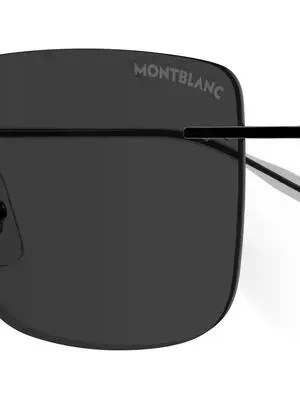 Montblanc Square-frame Sunglasses - Black