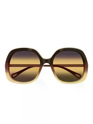 Chloé Round Sunglasses - Brown