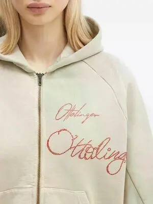 Ottolinger Embroidered Zip-up Hoodie