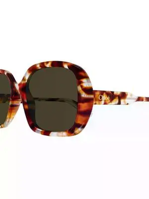 Chloé Round Frame Sunglasses - Brown