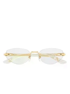 CARTIER Geometric-frame Eyeglasses - Gold
