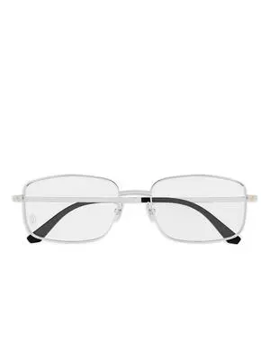 CARTIER Rectangle-frame Glasses - Grey