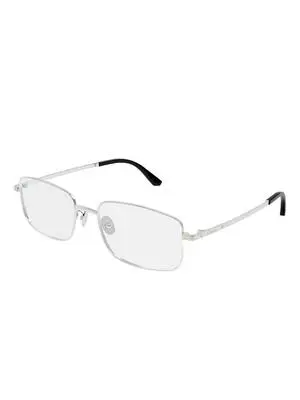 Cartier Rectangle-frame Glasses - Grey