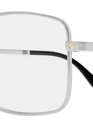 Cartier Rectangle-frame Glasses - Grey