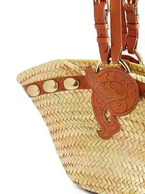 Emilio Pucci Studded Fish-appliqué Beach Bag