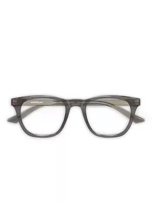 Montblanc Round-frame Glasses - Grey
