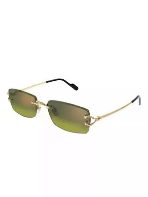 CARTIER Round-frame Sunglasses - Gold