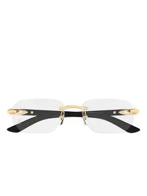 CARTIER Rimless Glasses - Black
