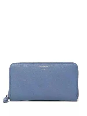 Emporio Armani Faux-leather Wallet - Blue