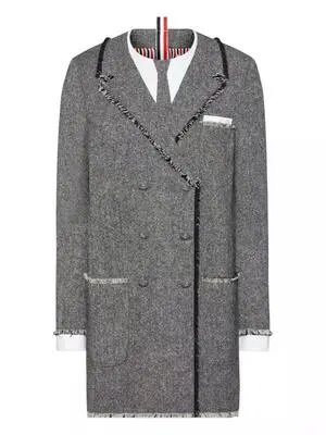 Thom Browne Trompe L'oeil Donegal Tweed Dress