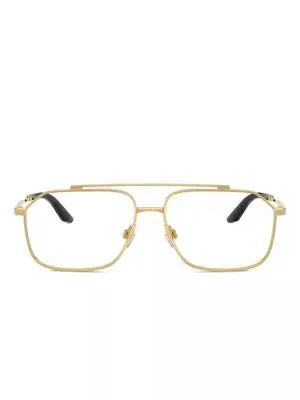 Dolce & Gabbana Geometric-frame Glasses - Gold