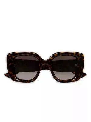 Gucci Gg1975s Geometric Sunglasses - Brown