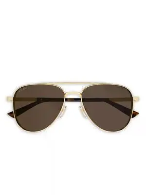 Gucci Gg1962s Double-bridge Sunglasses - Gold