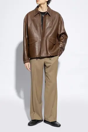 Fendi Leather Moccasins