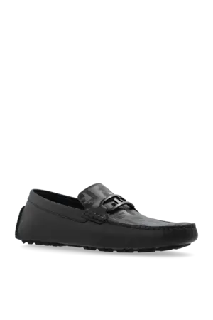 Fendi Leather Moccasins