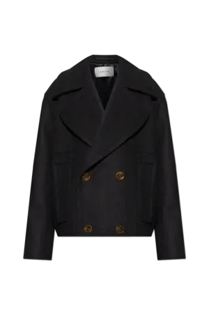 LANVIN Wool Double-breasted Coat