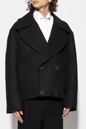 LANVIN Wool Double-breasted Coat