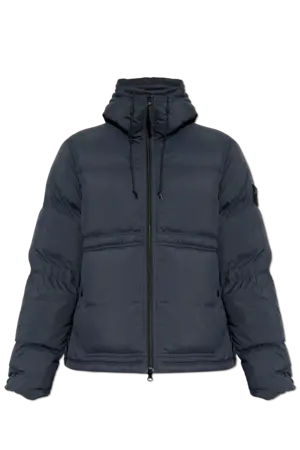 Stone Island Down Jacket With Hood