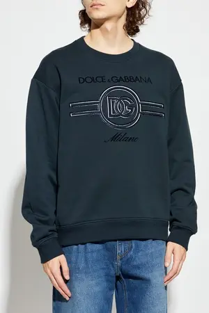 Dolce & Gabbana Sweatshirt With Raised Logo