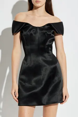 Alexander McQueen Short Satin Dress