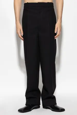JIL SANDER Wool Pleated Trousers
