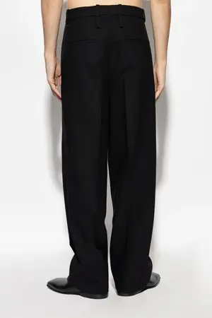 JIL SANDER Wool Pleated Trousers